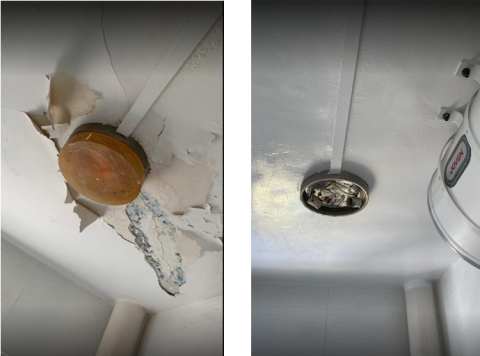 Toilet Ceiling Leaking | SWC Construction